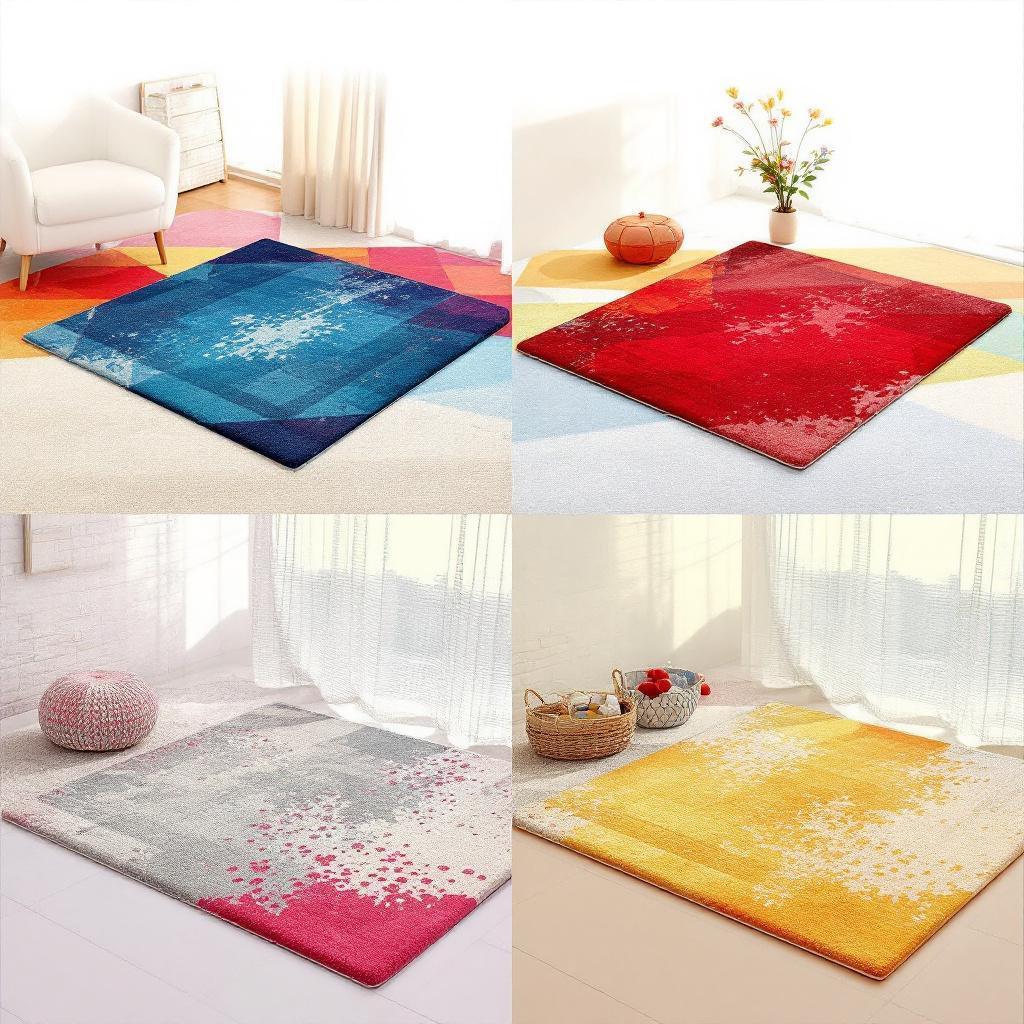 Hand Tufted Rugs - Premium Handcrafted Area Carpets - Tufts Knots